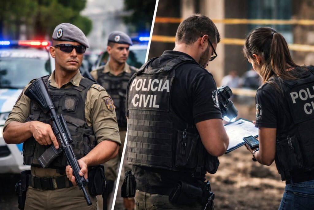 Diferenças entre Polícia Militar e Polícia Civil no Brasil - Vida Militar
